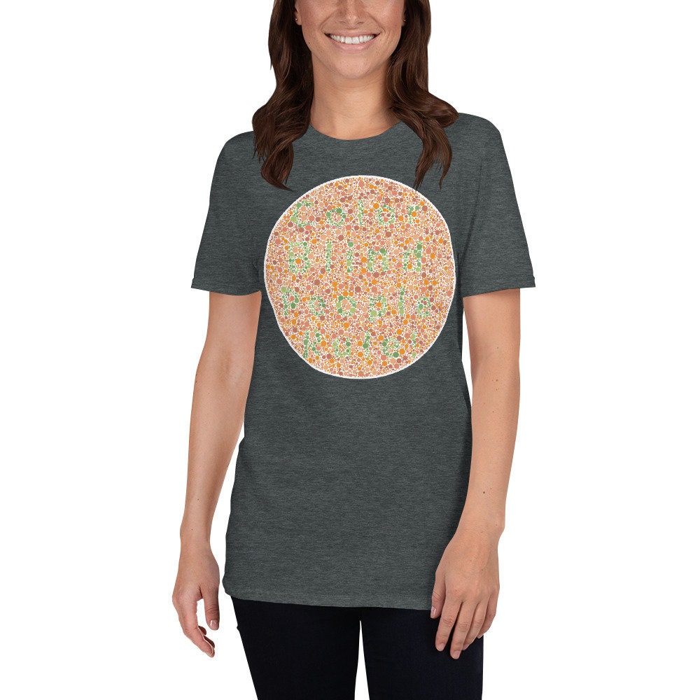 Color Blind People Rule T-shirt Colour Deficiency Test | Etsy