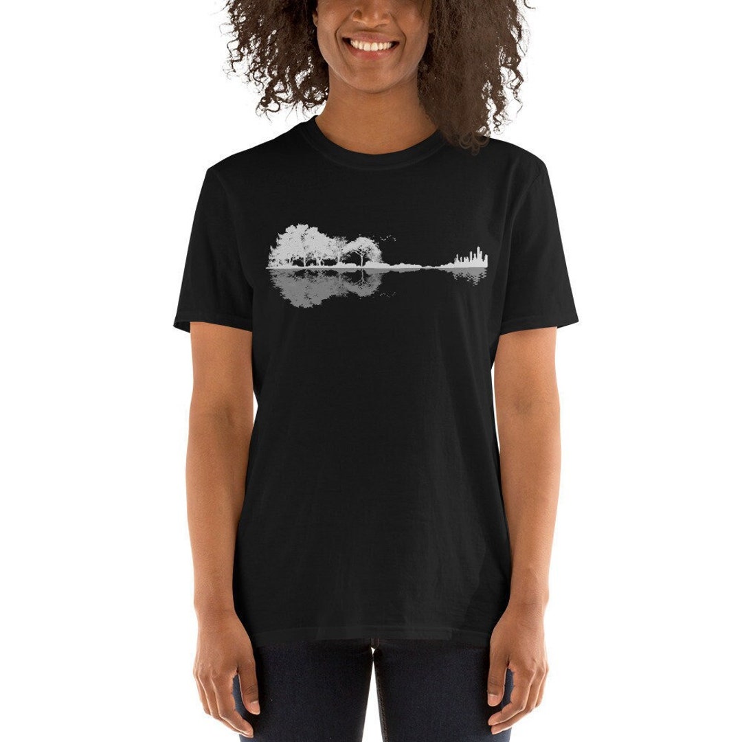 Musician Artist Tee Shirt | Acoustic Guitar T-shirt | Violin Music ...