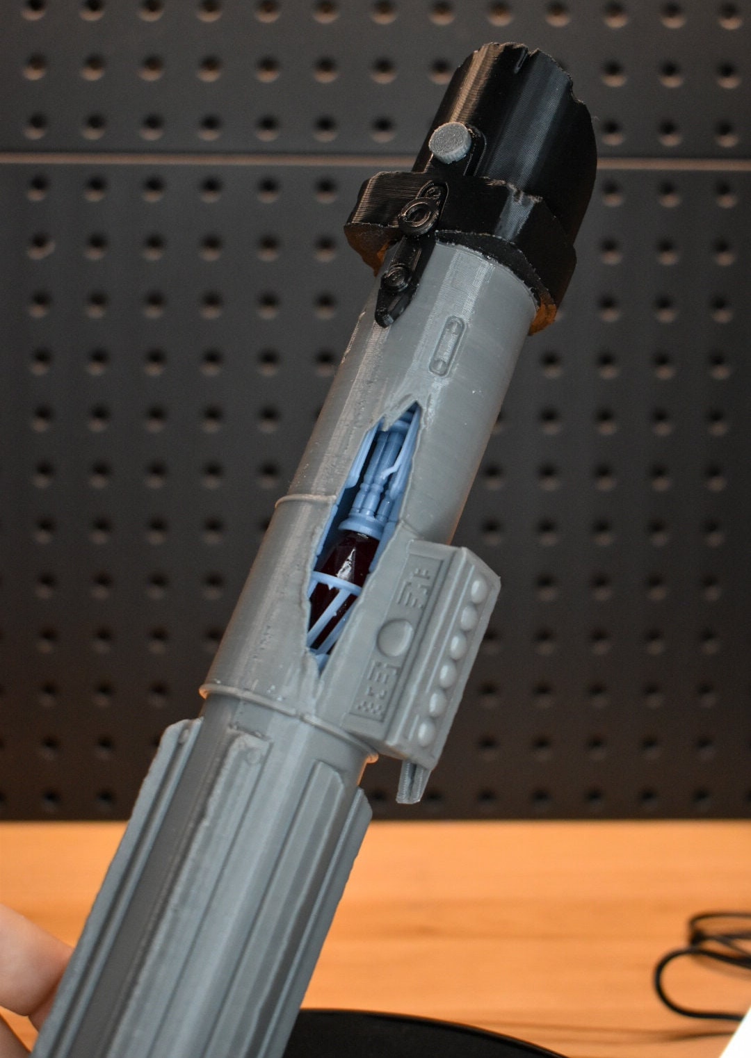 Darth Vader Lightsaber - Battle Damaged, Exposed Kyber Crystal - 3D ...