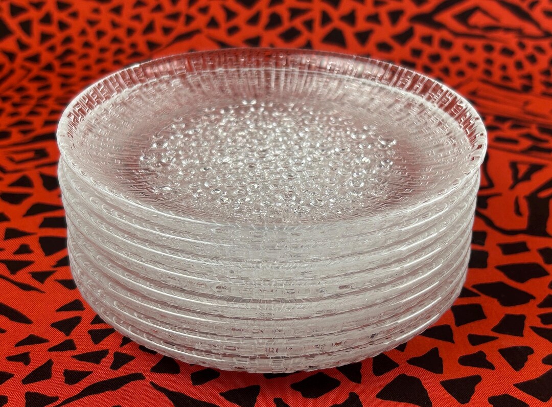 Iittala Thule Dessert Plates (set of 8) by Tapio Wirkkala / 1970's ...