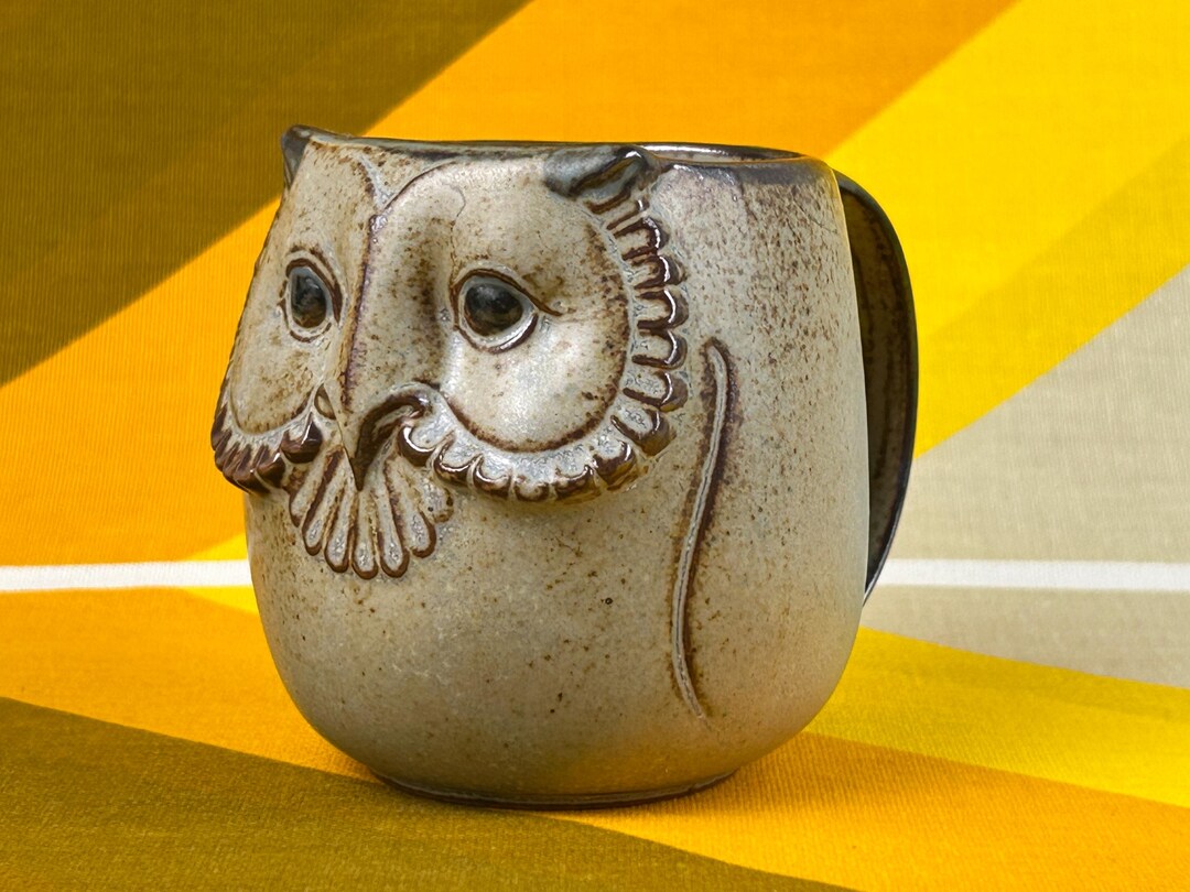 Gempo Japan Owl Coffee Mug / Made in Japan / Stoneware Pottery - Etsy