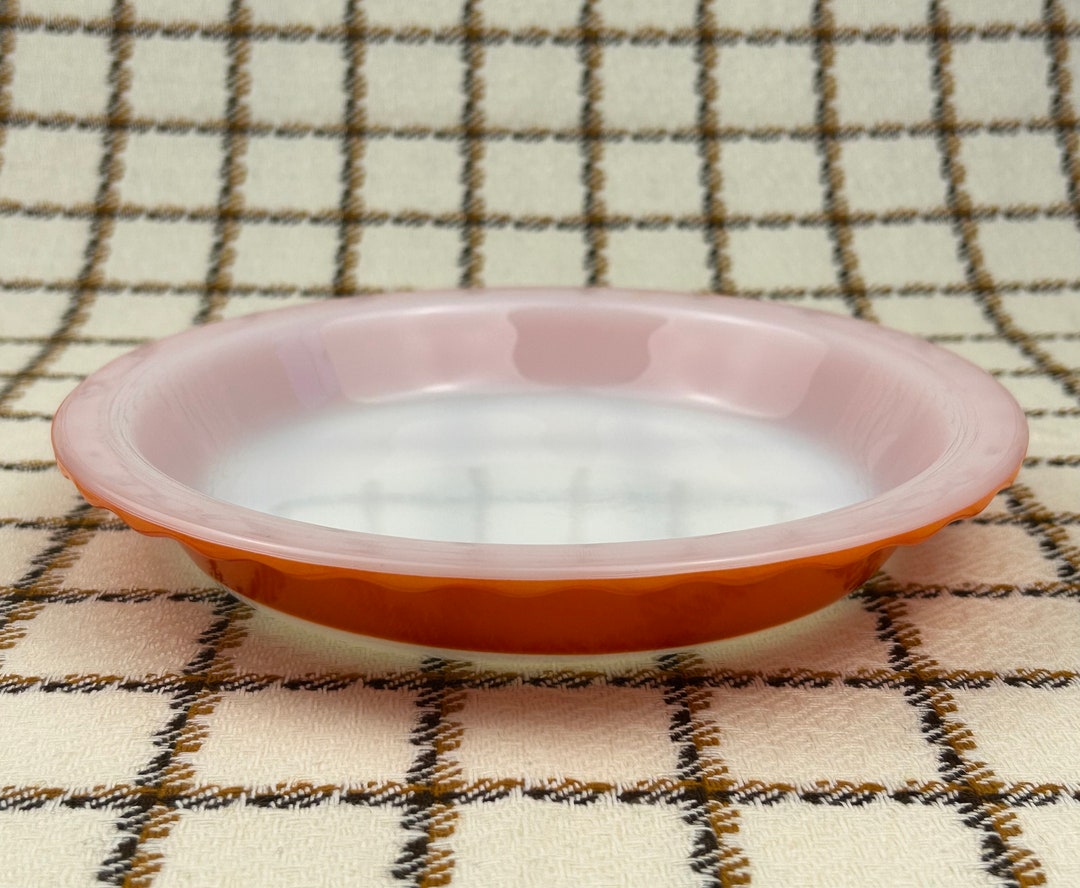 Pyrex Orange Crown Ovenware Flan Pie Dish / Made in Australia ...