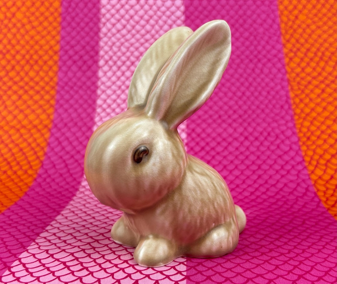 Sylvac Snub Nosed Bunny Rabbit No 990 / Made in England / Matte Glaze ...