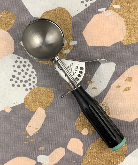1950s Intedge Stainless Steel Ice Cream Scoop / Black & Mint - Etsy ...