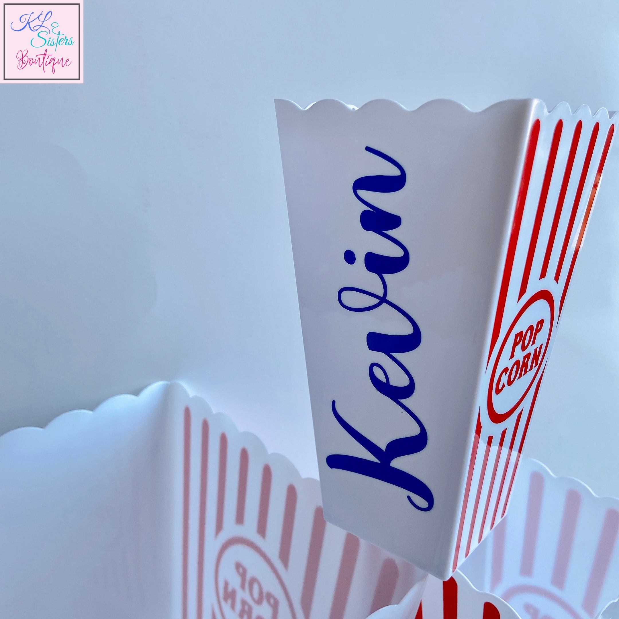 Personalized Popcorn Movie Night Bucket/ Popcorn Container/ - Etsy
