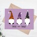 Halloween Gnome Card - Printable Halloween Card - Cute Halloween Card ...
