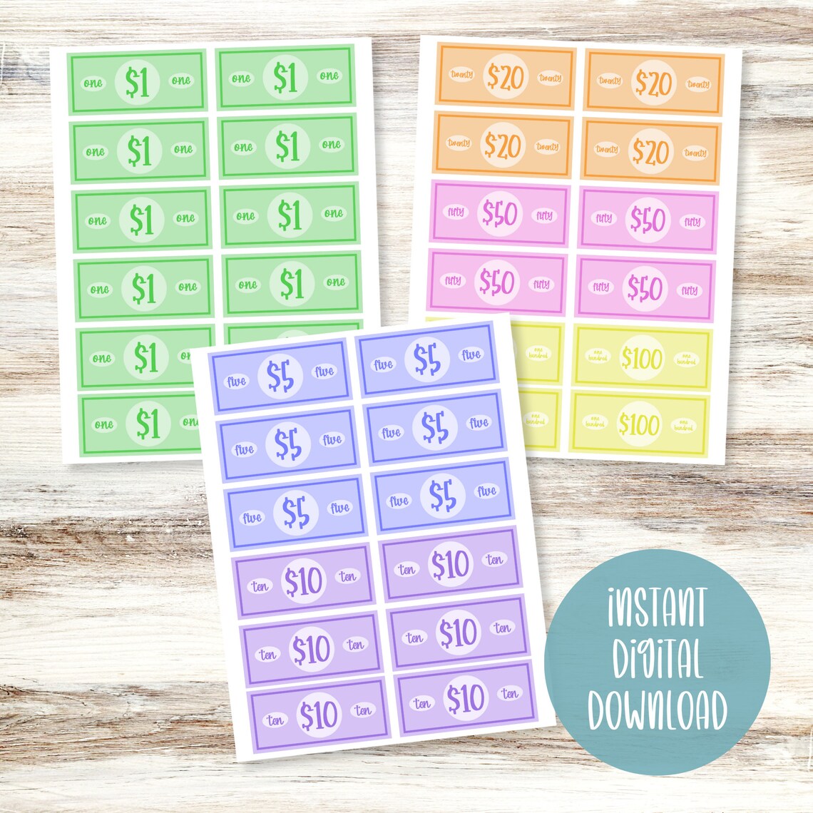 Family Bucks Reward System - Kids Bucks System - Rewards Bucks - Kids ...