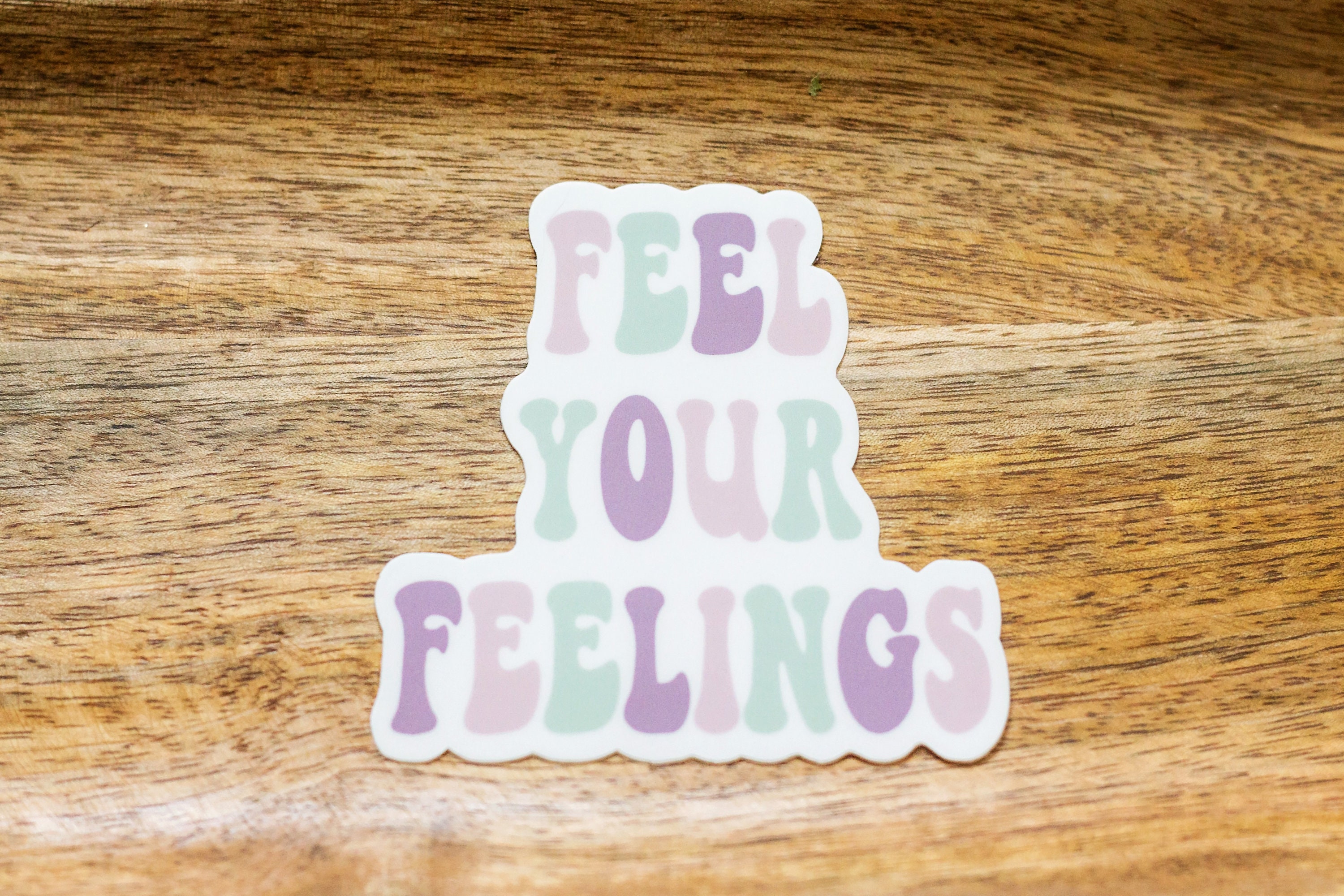 Feel Your Feelings Sticker Mental Health Sticker Gift for - Etsy