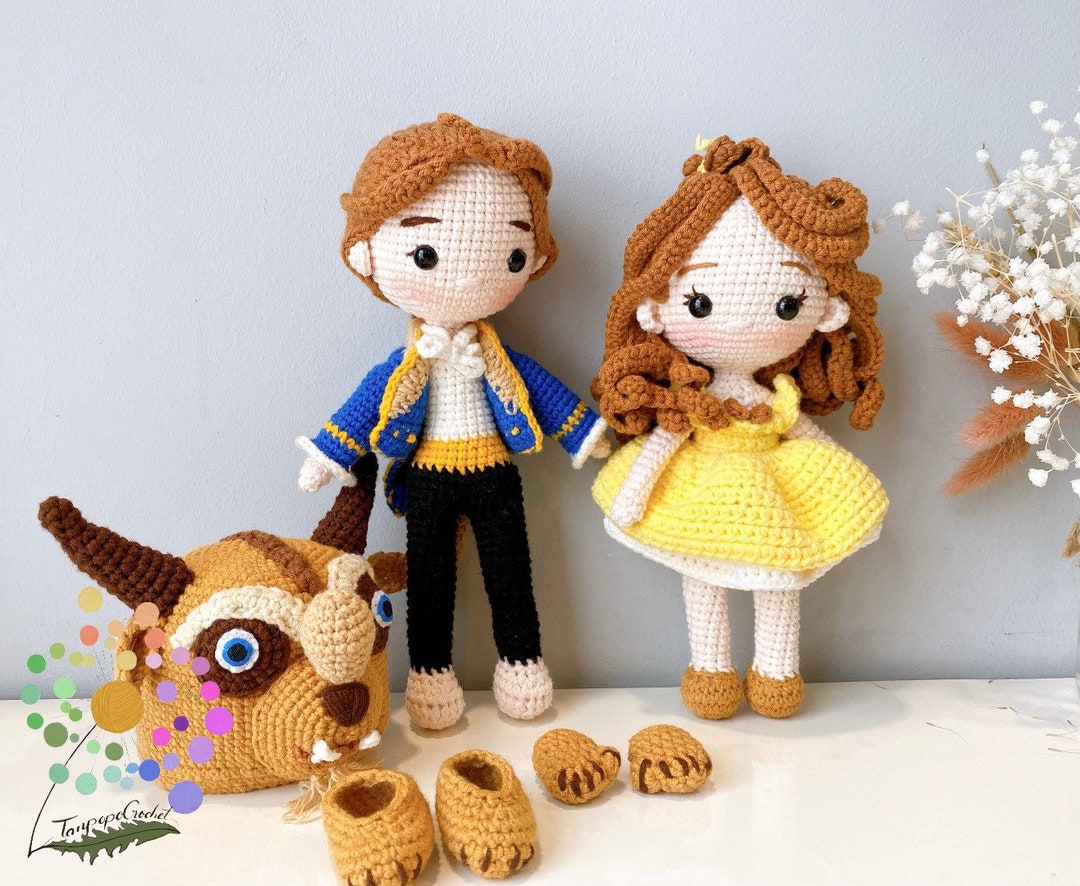 Amigurumi Human Beast Doll,crochet Beast Doll,handmade Dolls,handmade ...