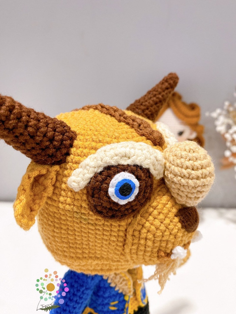 Amigurumi Human Beast Doll,crochet Beast Doll,handmade Dolls,handmade ...