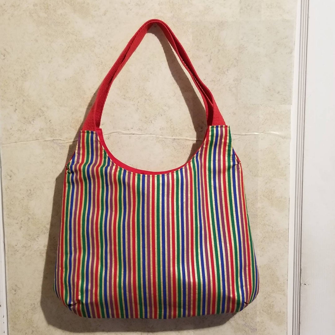 Rainbow Print Hobo Bag - Etsy