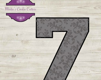 Number 7 Cookie Cutter | Etsy