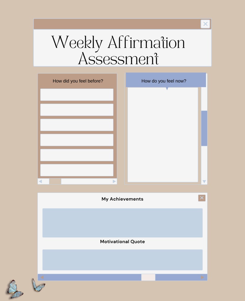 Affirmation Journal, Positive Daily Affirmation Challenge, Positivity ...