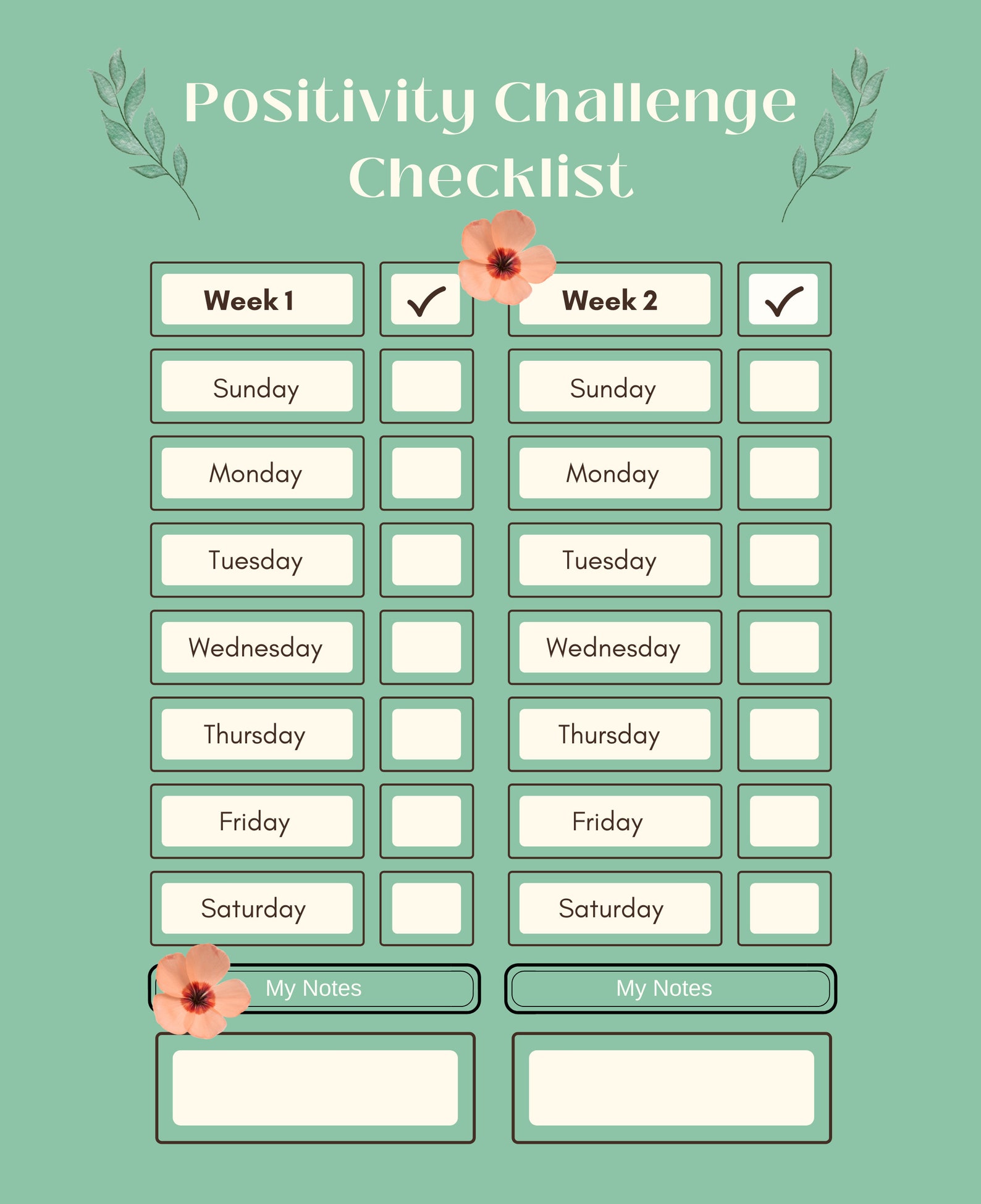 Printable Positivity Journal | Positive Thinking Planner| Gratitude ...