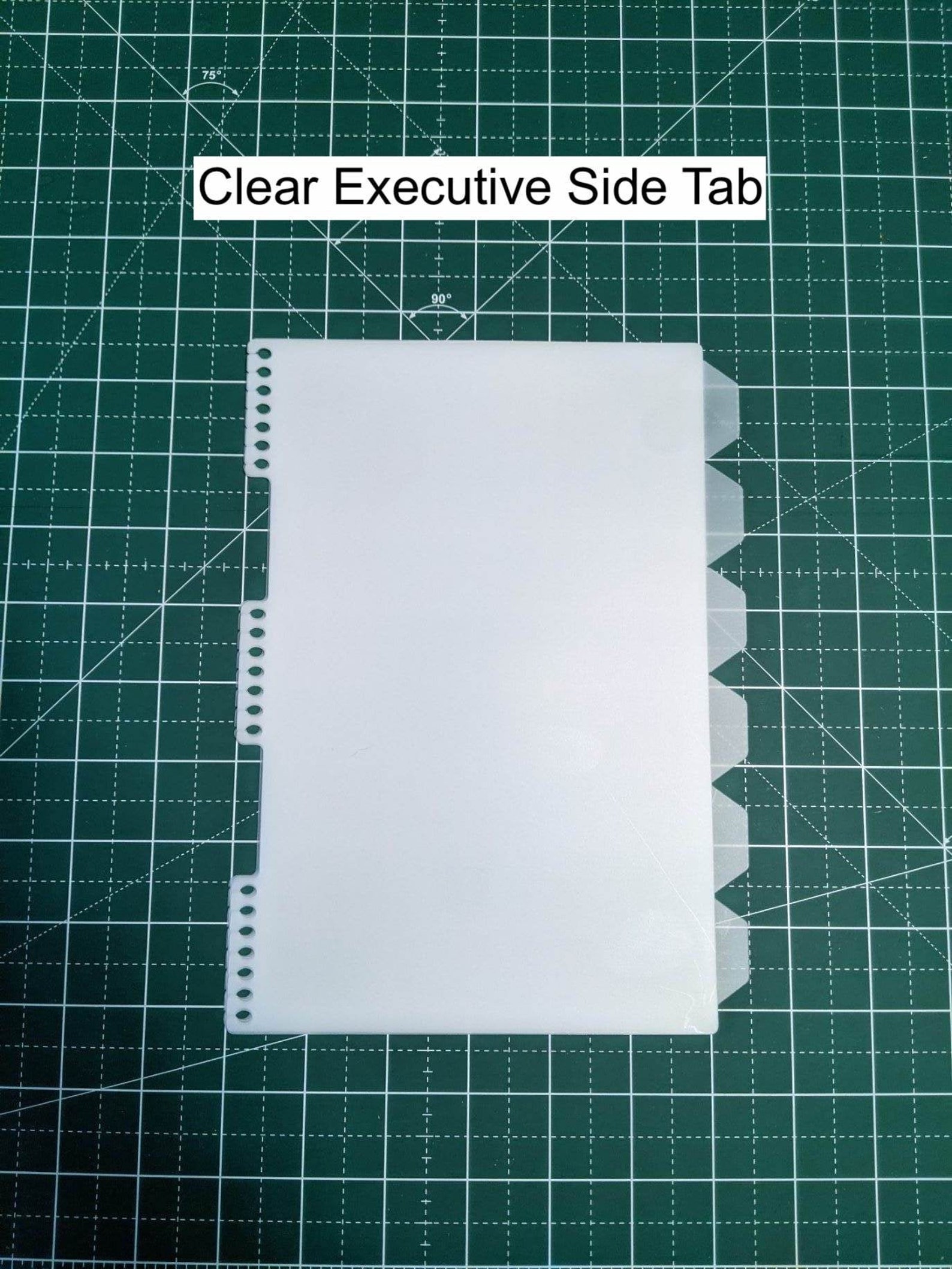 Clear Executive Side Tab Dividers for Rocketbook | Etsy