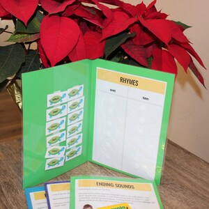 File Folder Game - Rhymes - Kindergarten Preschool Prek Autism Special ...