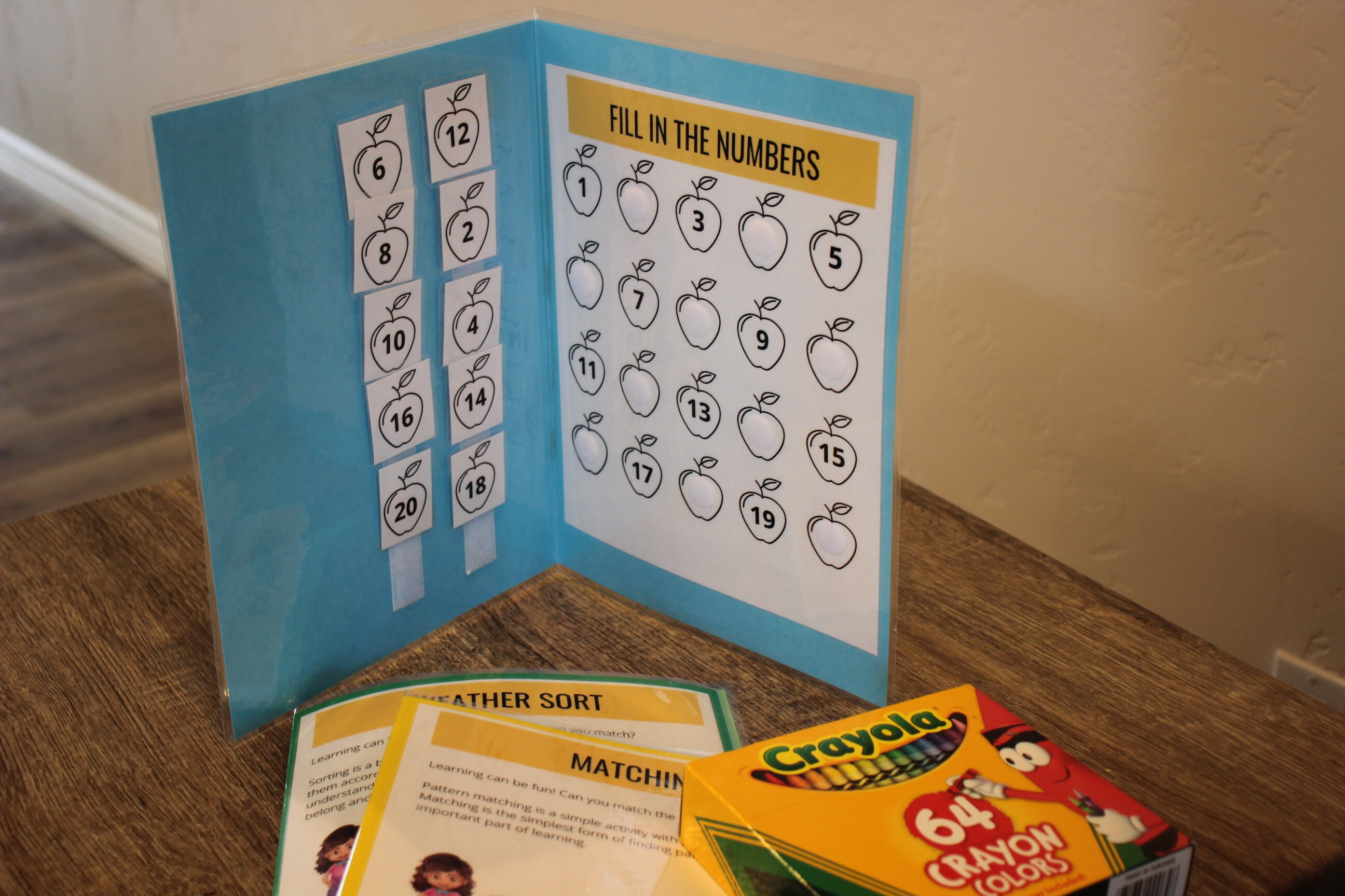 File Folder Game - Skip Counting - Kindergarten Preschool Prek Autism ...