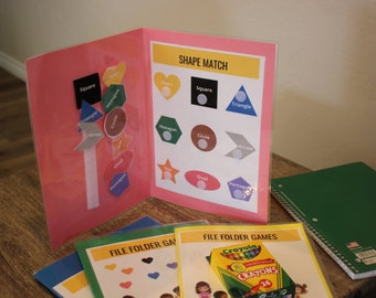 File Folder Game - Rhymes - Kindergarten Preschool Prek Autism Special ...