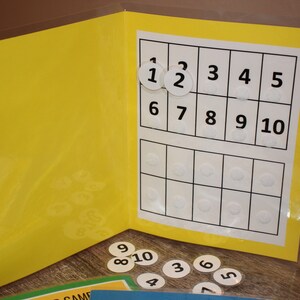 File Folder Game - Number Counting - Kindergarten Preschool Prek Autism ...