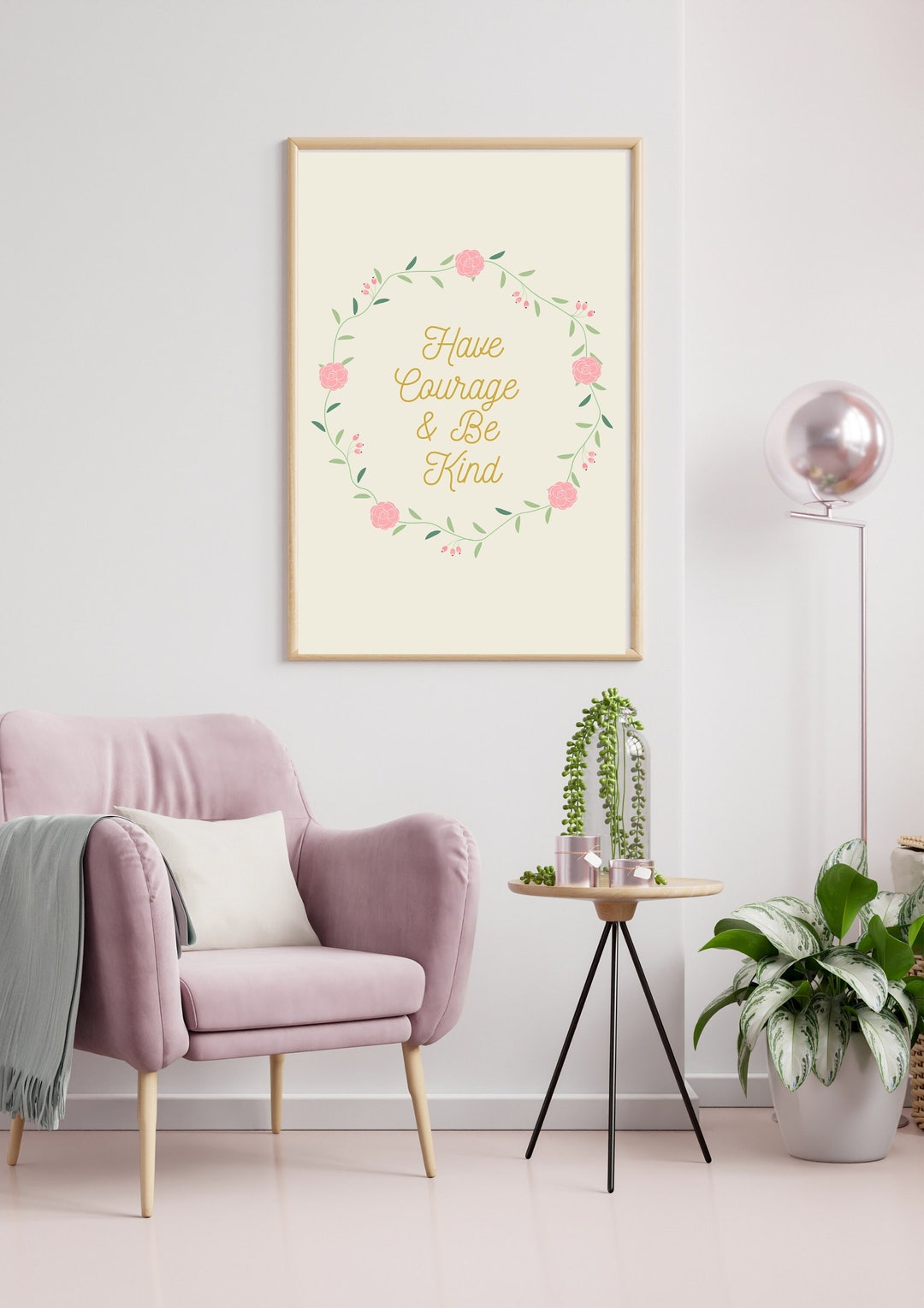 Have Courage and Be Kind Digital Wall Art, Digital Print, Digital Art ...