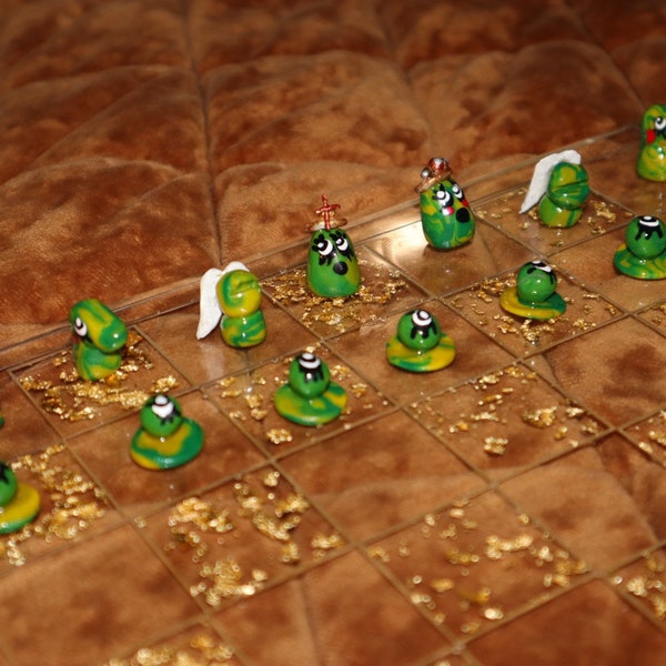 Clay Chess Set - Etsy