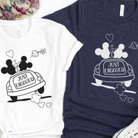 Look! Matching Shirts Just Married Honeymoon Mickey and Minnie Mr and ...
