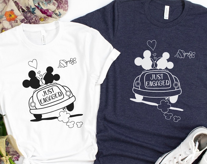 Disney Couple Shirt, Disney Wife and Husband Shirt, Disney Couple ...
