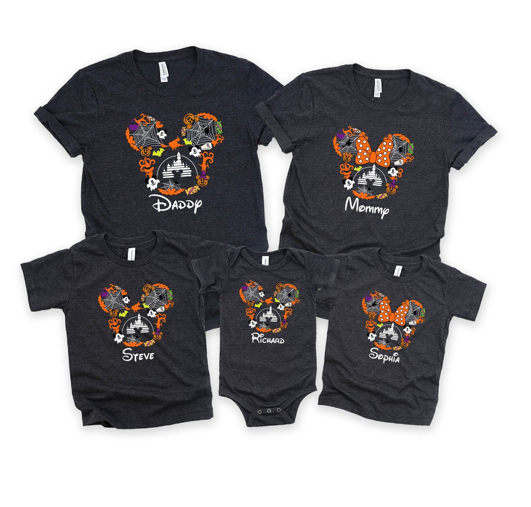 Disney Halloween Family Shirt, Halloween T-shirt, Family Halloween Shirts, Matching Family ...