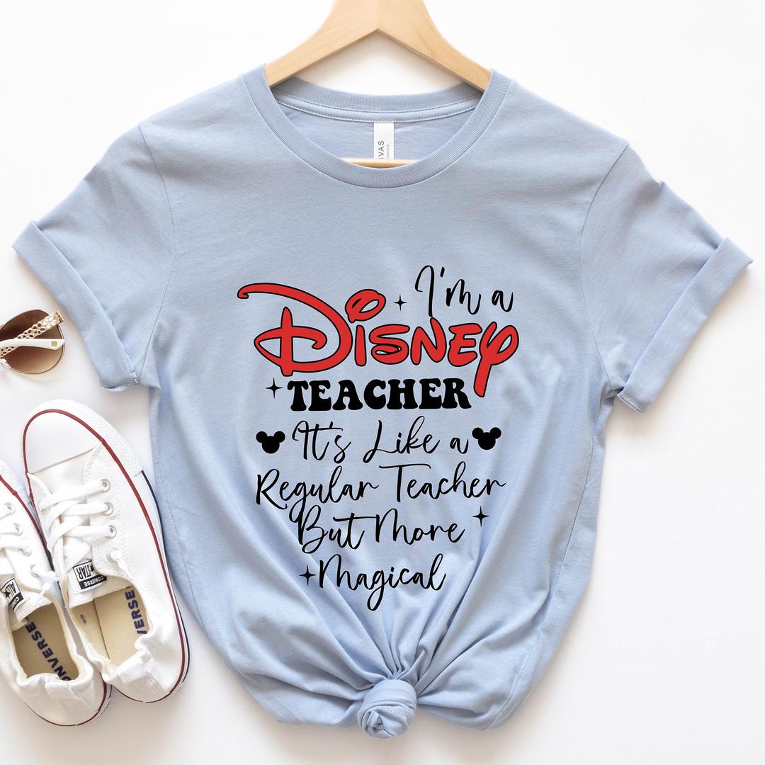 Disney Magical Teacher Shirt, I'm a Disney Teacher Shirt, Disney Back ...