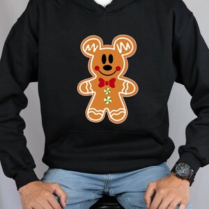 Gingerbread Christmas Sweatshirt, Ginger Cookies Hoodie, Minnie ...