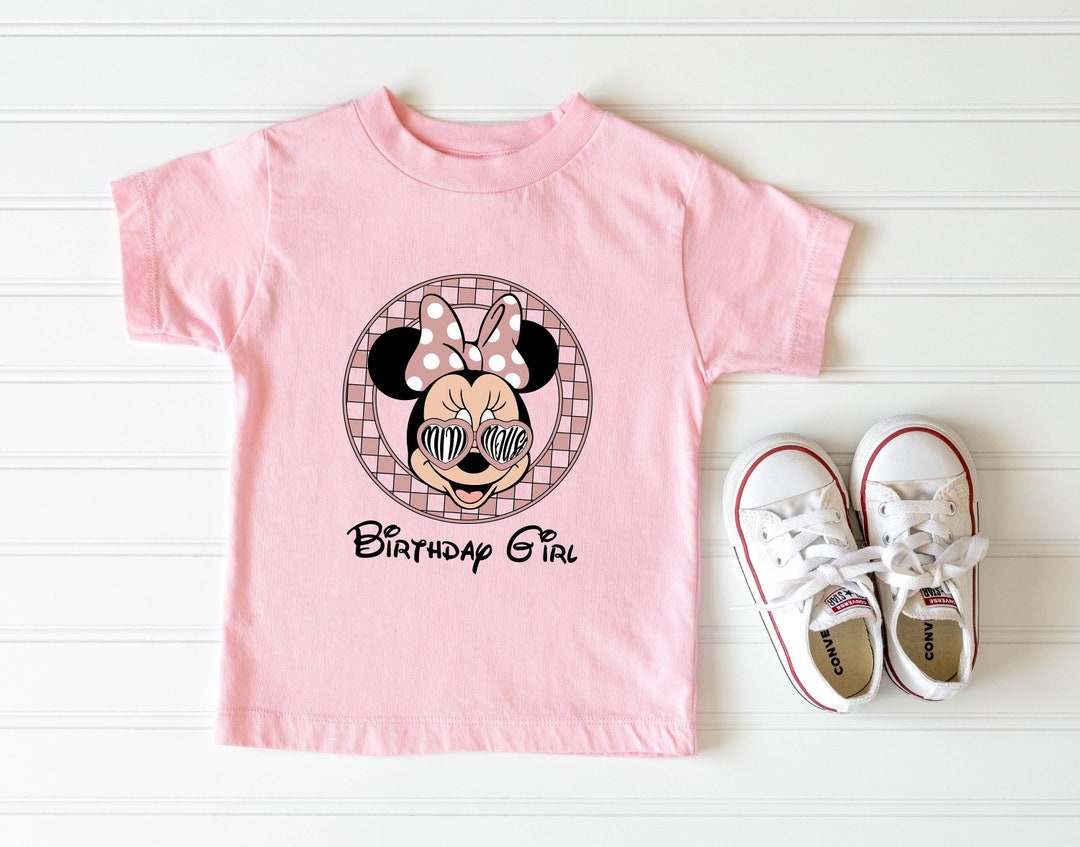 Mini Mouse Shirt, Custom Disney Minnie Head Shirt, Disney Birthday ...