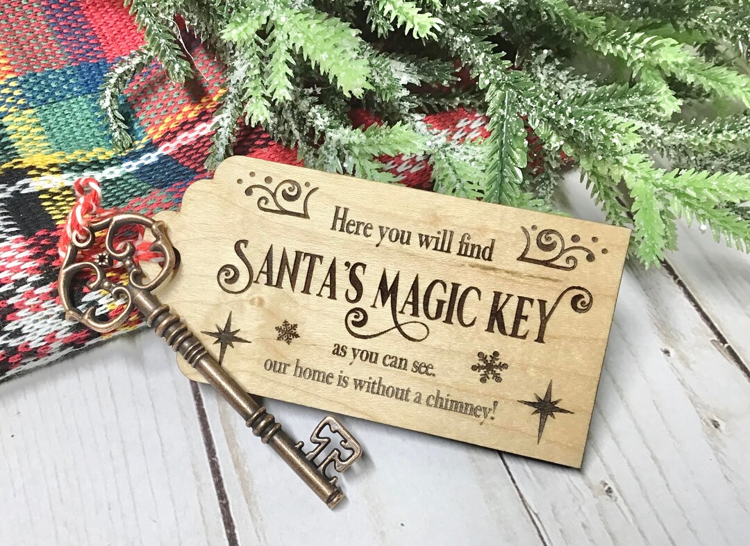 Santa's Magic Key, Magic Santa Key, Christmas Eve Key, Magic Key for ...