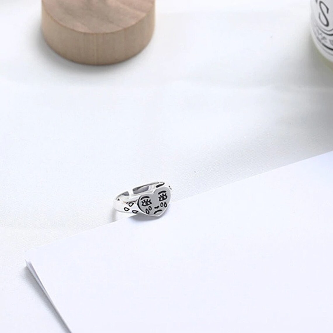 Creative Cry Face Rings for Women New Trendy Fashion Female - Etsy