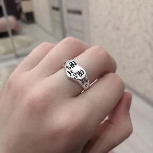 Creative Cry Face Rings for Women New Trendy Fashion Female Resizable ...