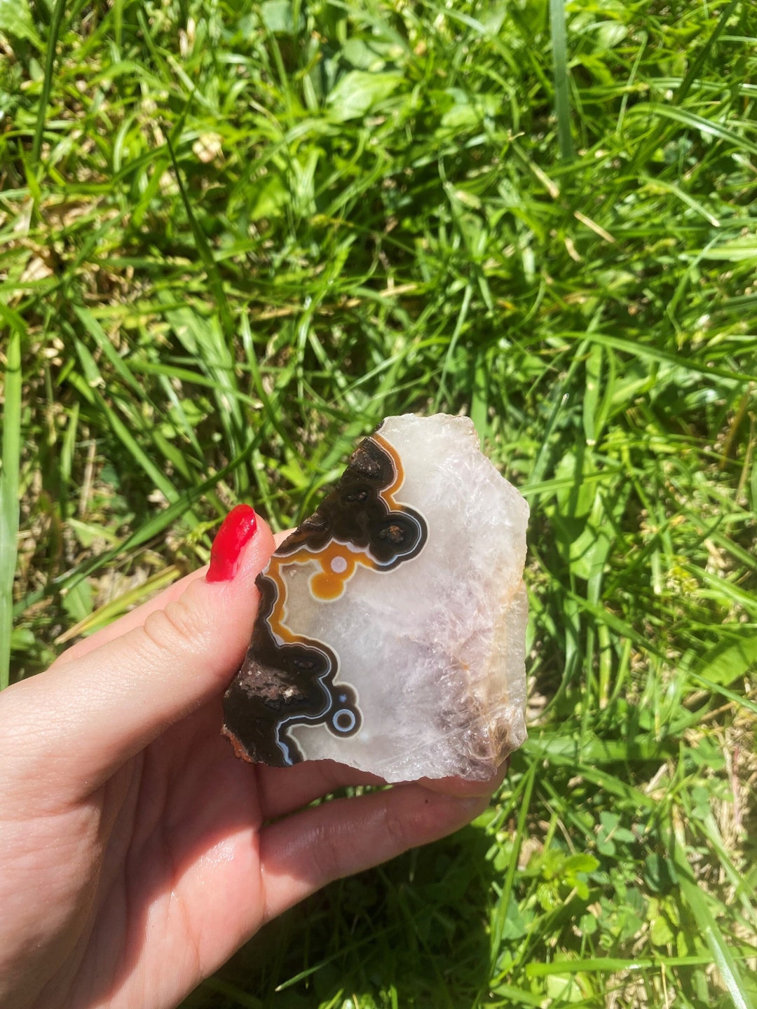 Unique Agate Slab of Bubbly Spectecular Eyes With Crazy Multicolor ...