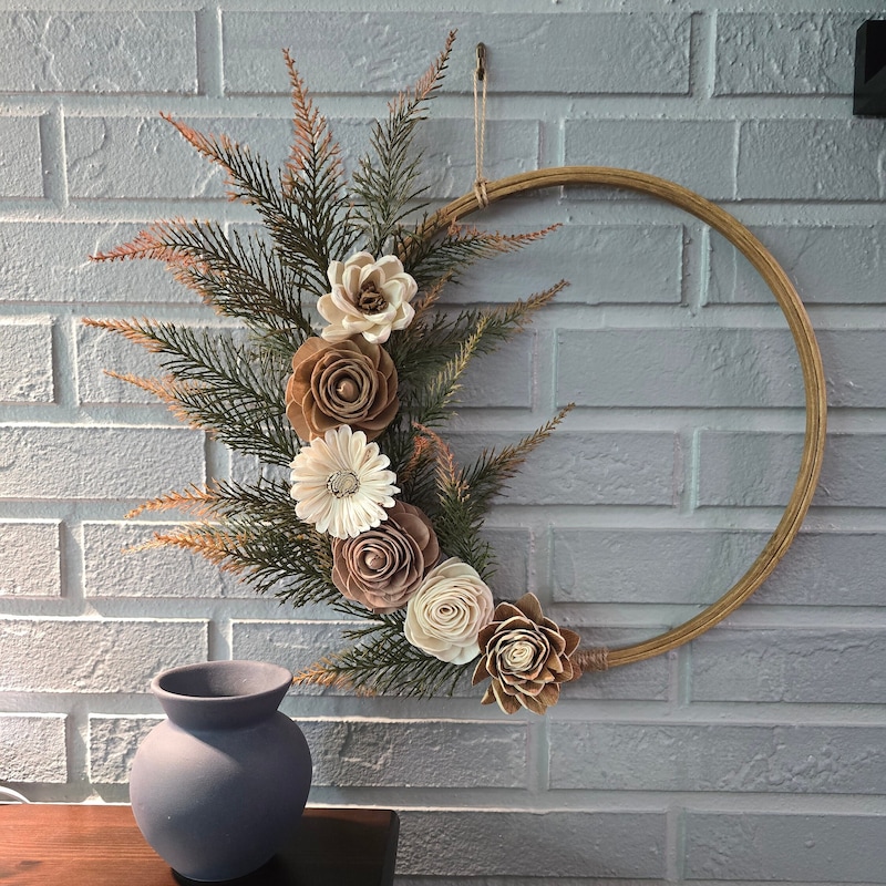 Minimalist Wreath - Etsy