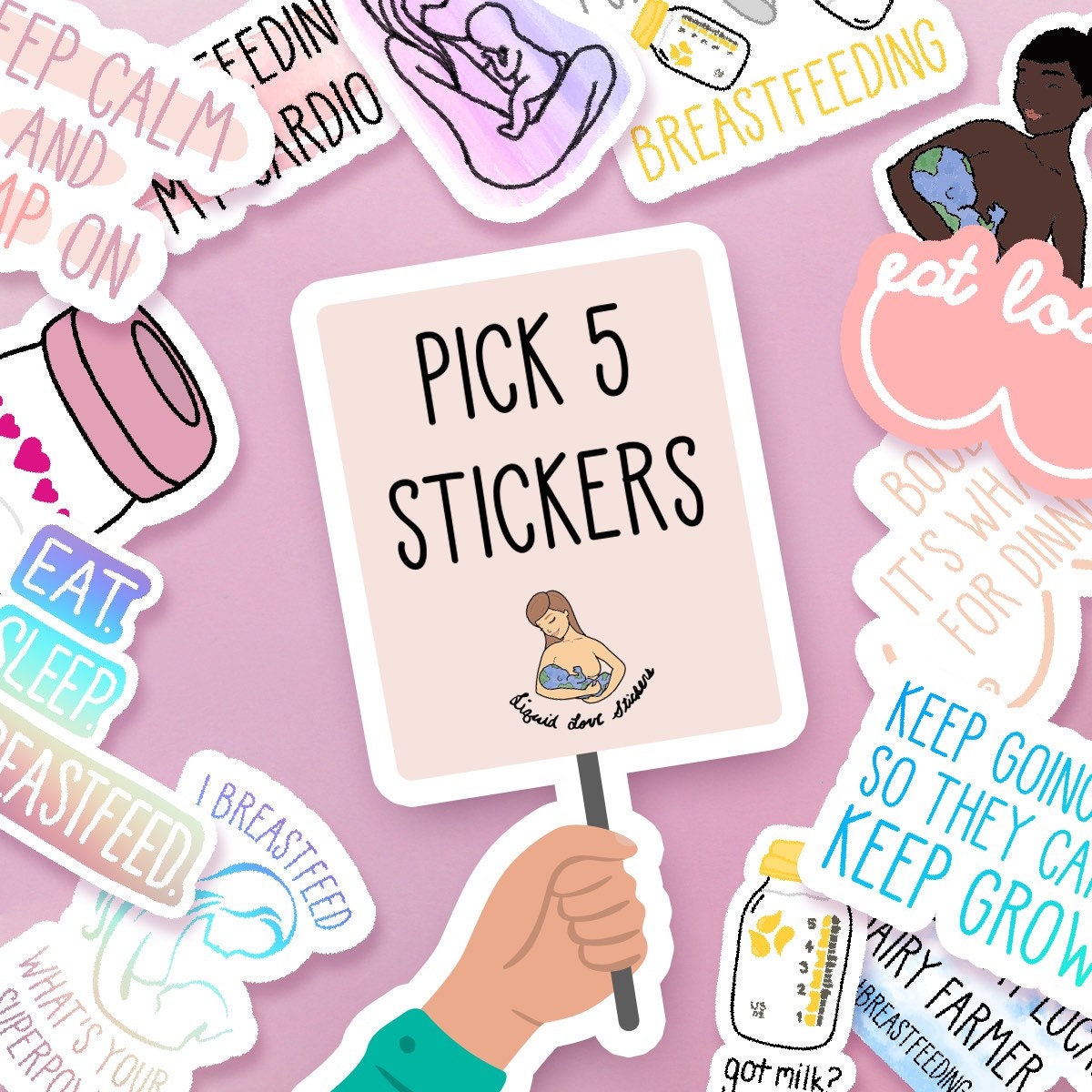 Breastfeeding Stickers - Etsy Australia