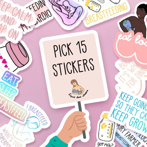 Bon Appetitty Breastfeeding Sticker | Etsy