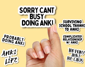 Anki Stickers - Etsy