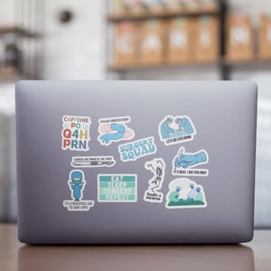 Surgery Themed Sticker Pack Bundle - Gen Surg Stickers Set for Medical ...