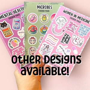 Mental Heath Sticker Set Bundle - Sticker Pack for Mental Health ...