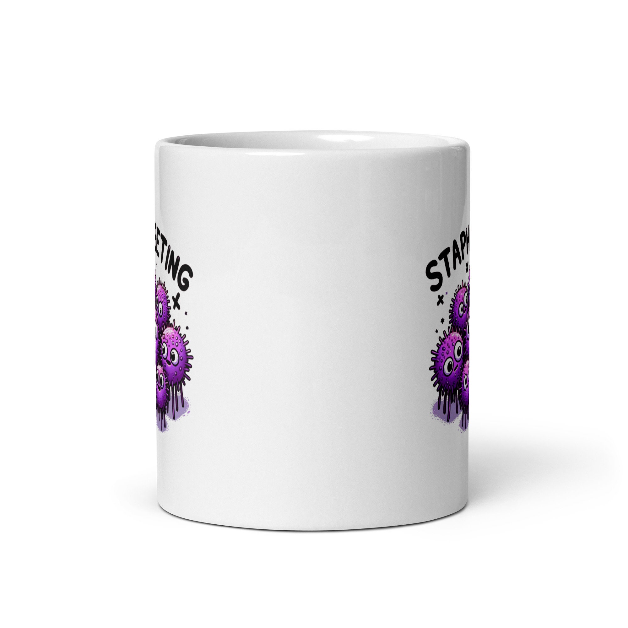 Staph Meeting Funny Microbe Joke Mug - Microbiologist Meme Humor Gift ...
