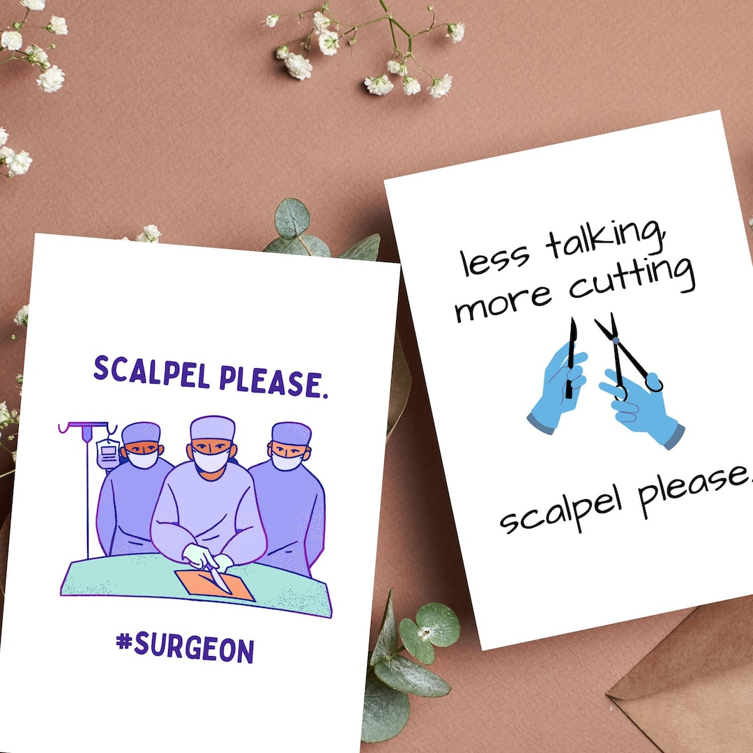 General Surgeon Card - Congratulations Card for Med School Graduation ...