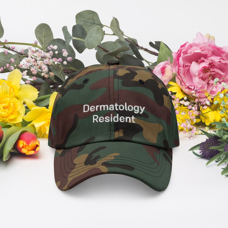 Dermatology Match Day Embroidered Hat - New Dermatologist Doctor Med ...