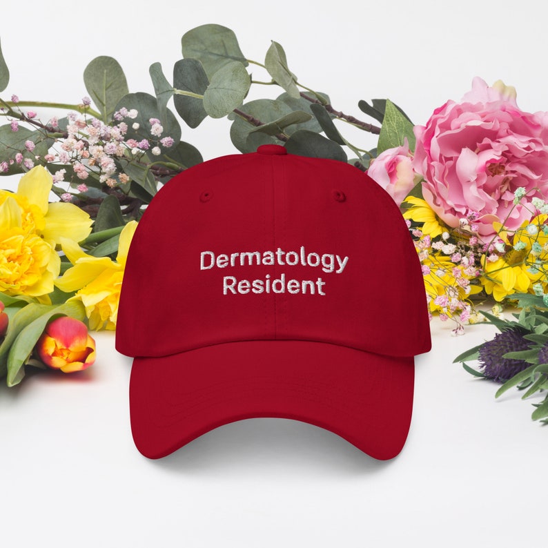 Dermatology Match Day Embroidered Hat - New Dermatologist Doctor Med ...