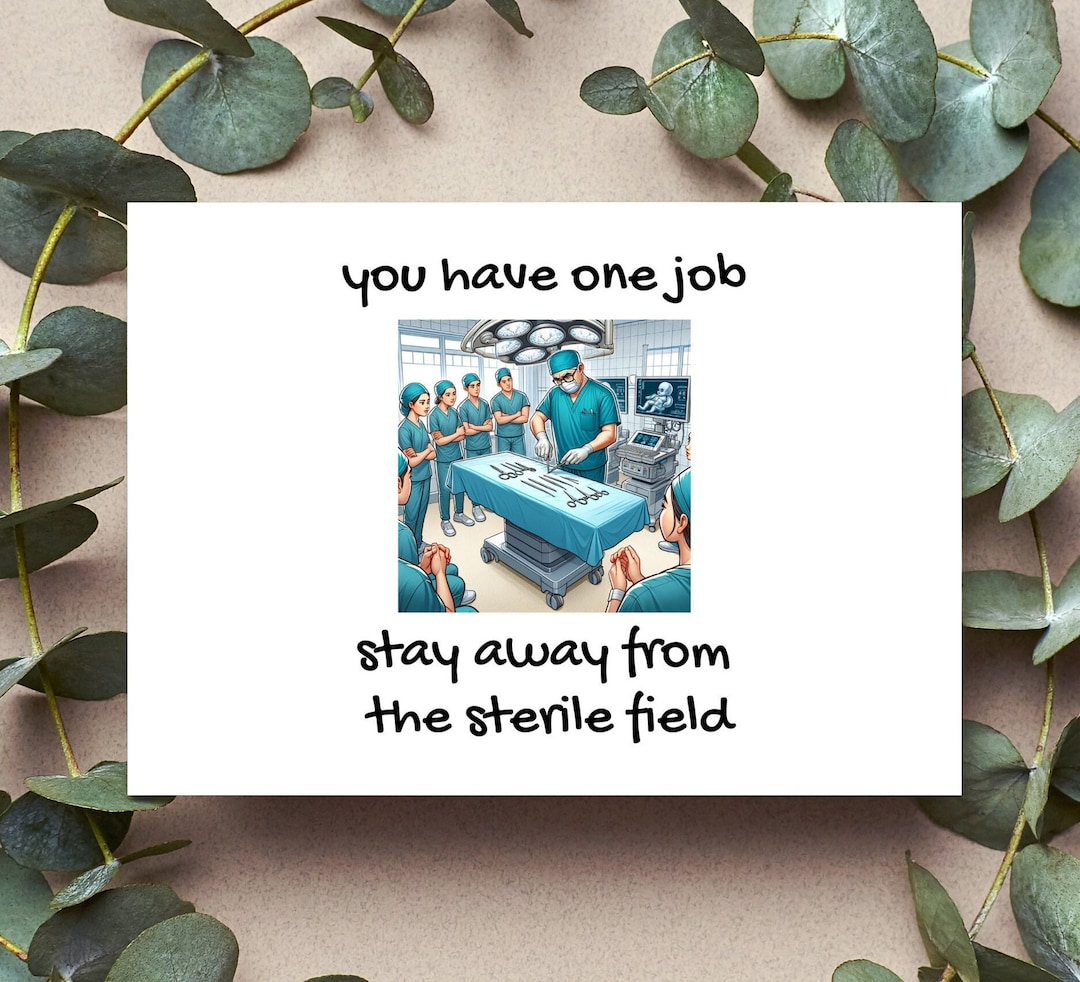 Surgeon Intern Resident Joke Card - General Surgery Residency Gift for ...