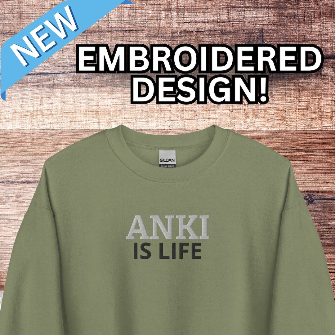ANKI is Life Med School Reality Sweatshirt Gift for Students Funny ...