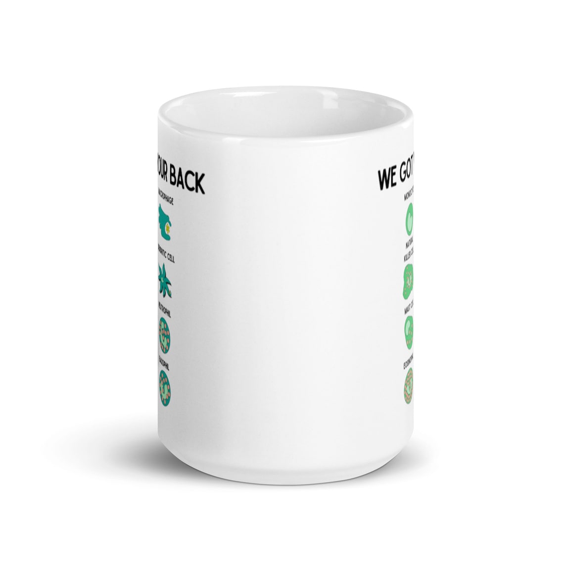 Immune Cells Mug for Biology Immunology Students - Funny Immunologist ...