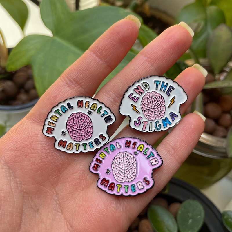 Mental Health Awareness Pins - Etsy