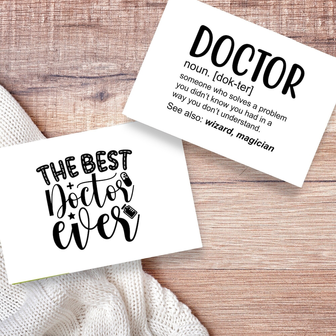 Best Doctor Ever Greeting Card Gift - Congratulations Card for Med ...